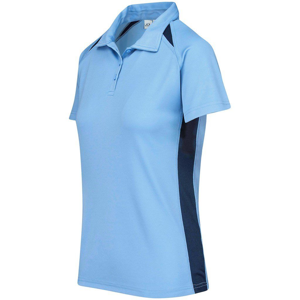 Ladies Splice Golf Shirt - Light Blue | Brand Innovation