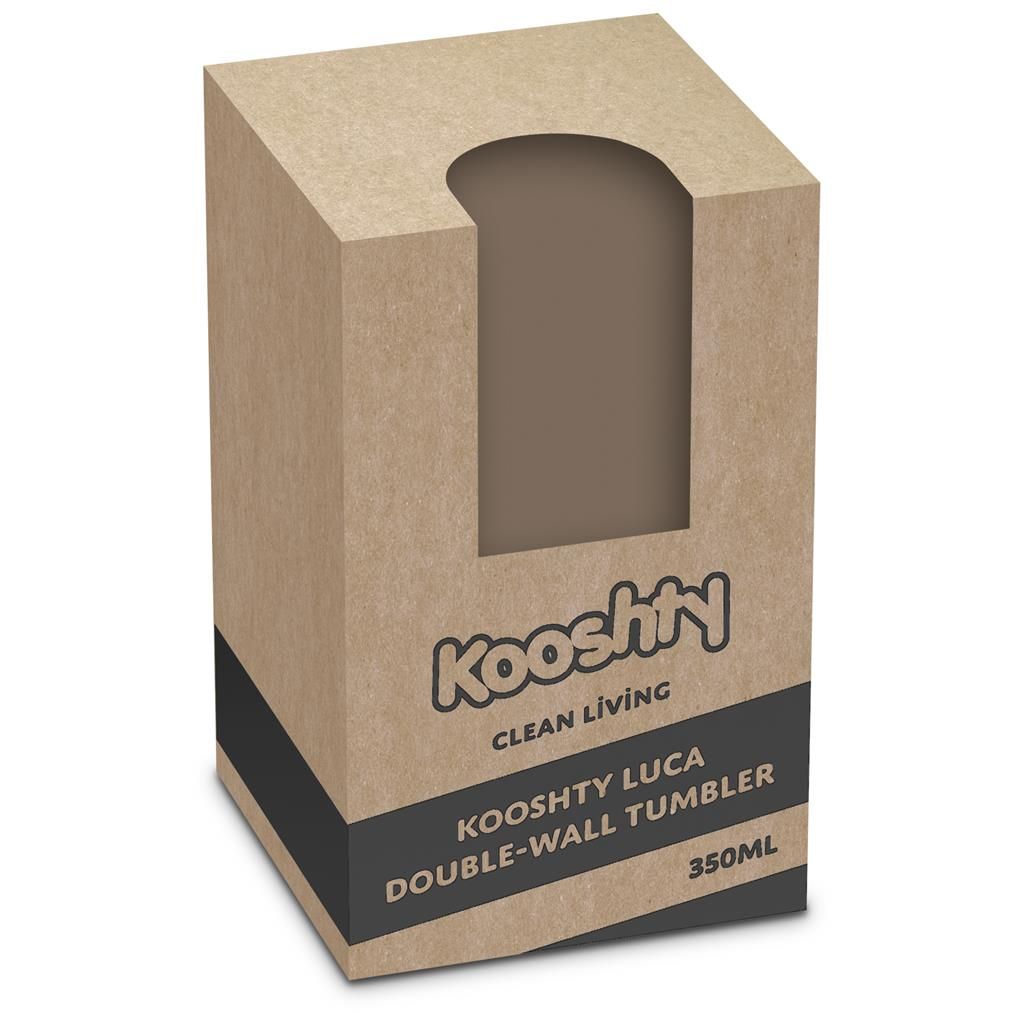 Kooshty Luca Stainless Steel & Plastic Double-Wall Tumbler – 350ml ...