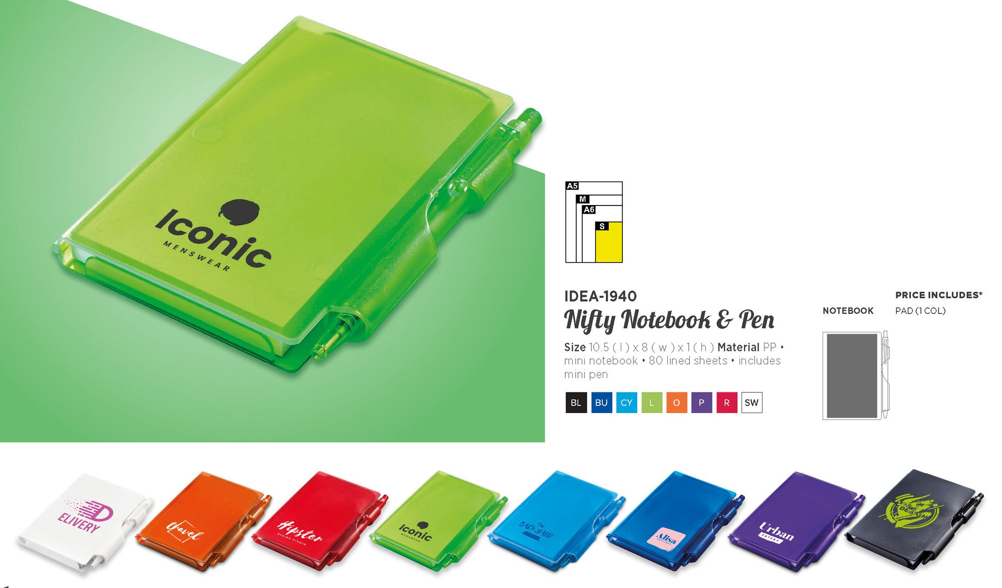 Altitude Nifty Mini Notebook & Pen | Brand Innovation