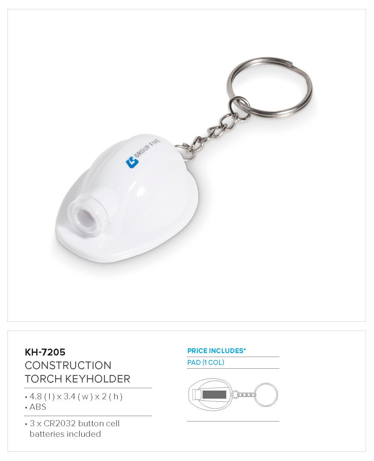 Altitude Construction Torch Keyholder | Brand Innovation