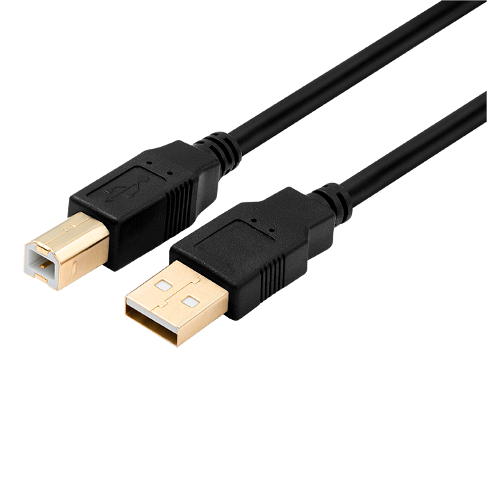 Volkano Print Series USB Printer Cable - Black | Brand Innovation