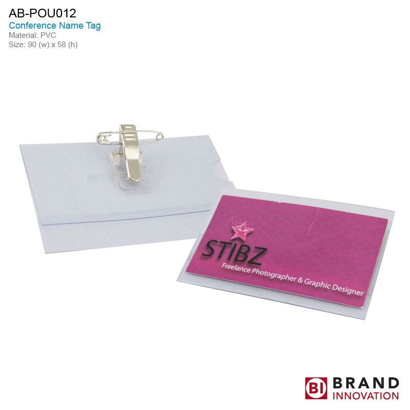 Name Tag Holder with Clip | Brand Innovation